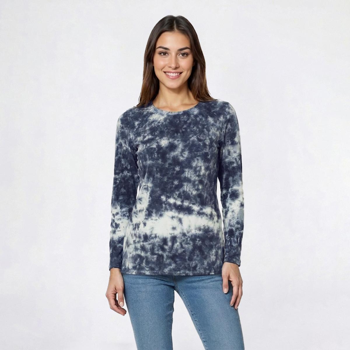 Click here for Womens Mountain Ridge Long Sleeve Tie Dye Tee prices